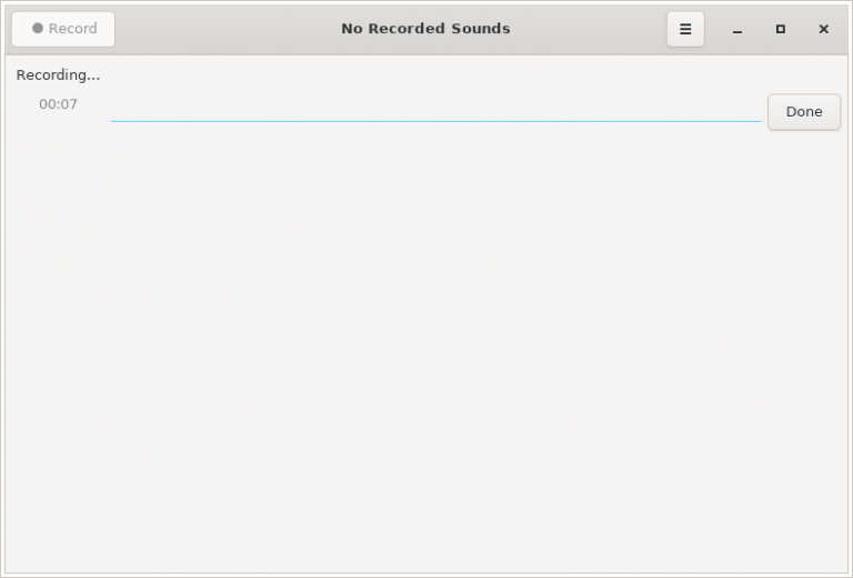 GNOME Sound Recorder - sound recorder for Linux | LinuxMaster Club