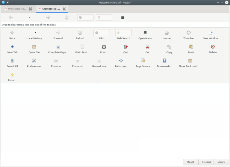 NetSurf - minimalistic and fast browser | LinuxMaster Club