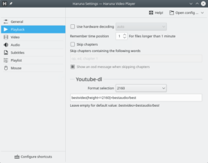 Haruna - video player, mpv GUI | LinuxMaster Club