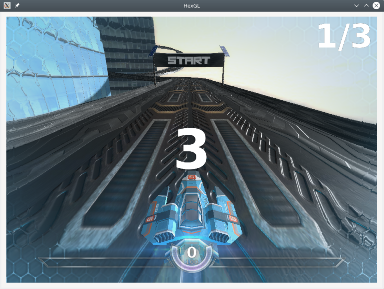 HexGL - futuristic racing game | LinuxMaster Club