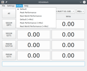KDiskMark - disk benchmark tool | LinuxMaster Club
