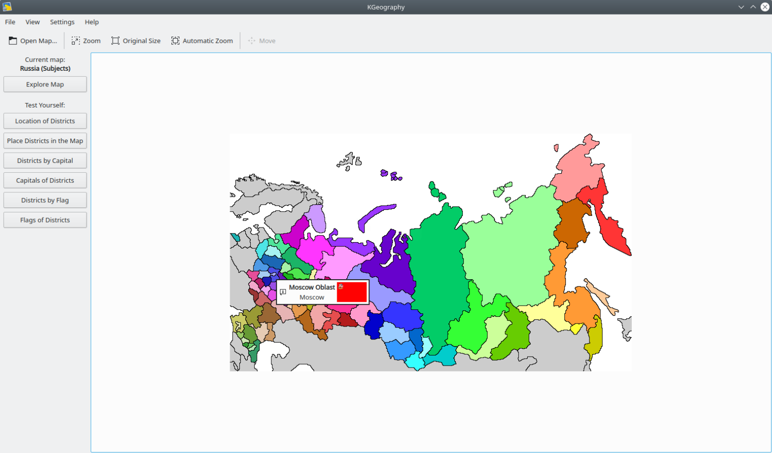 KGeography - geography learning tool | LinuxMaster Club