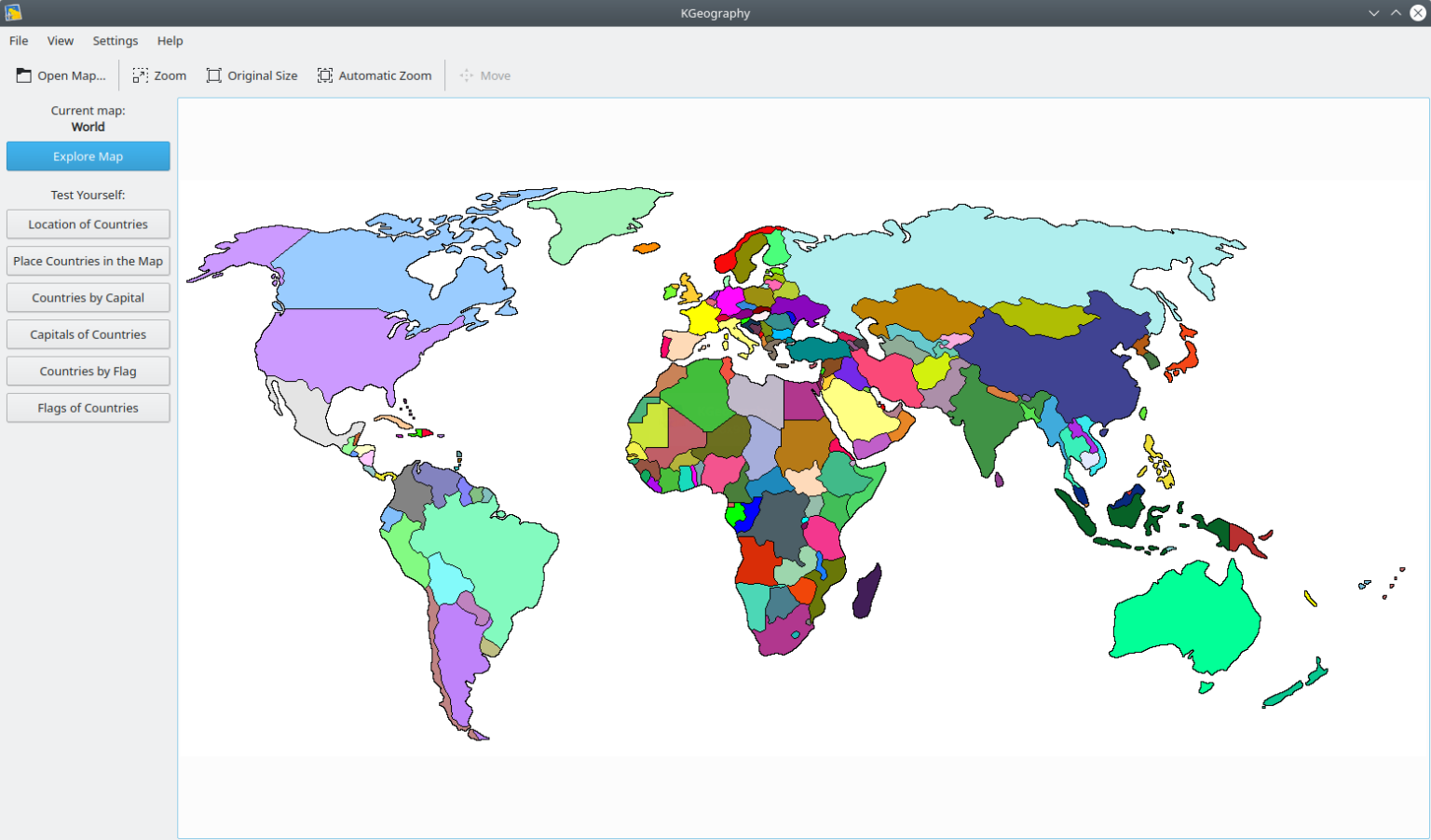 KGeography - geography learning tool | LinuxMaster Club