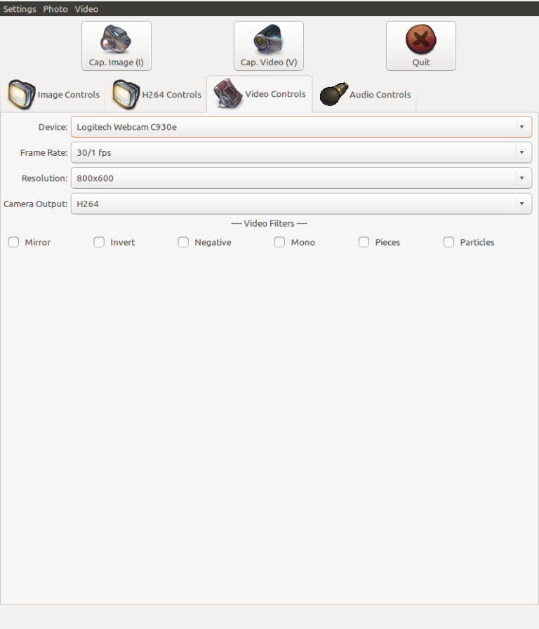 Guvcview - capturing video from webcams | LinuxMaster Club