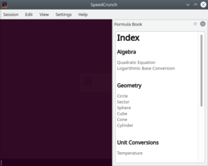 SpeedCrunch - high-precision scientific calculator | LinuxMaster Club