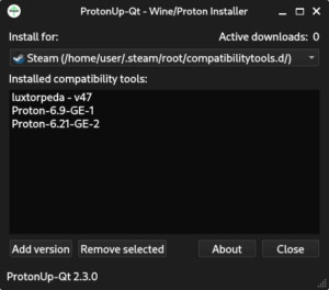ProtonUp-Qt - installing Wine and Proton | LinuxMaster Club